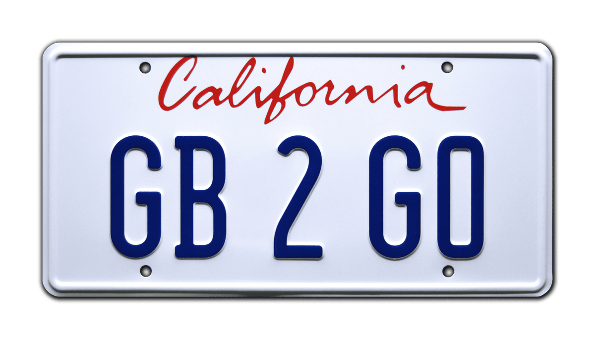 Good Burger 2 | GB 2 GO | Metal Stamped Replica Prop License Plate ...