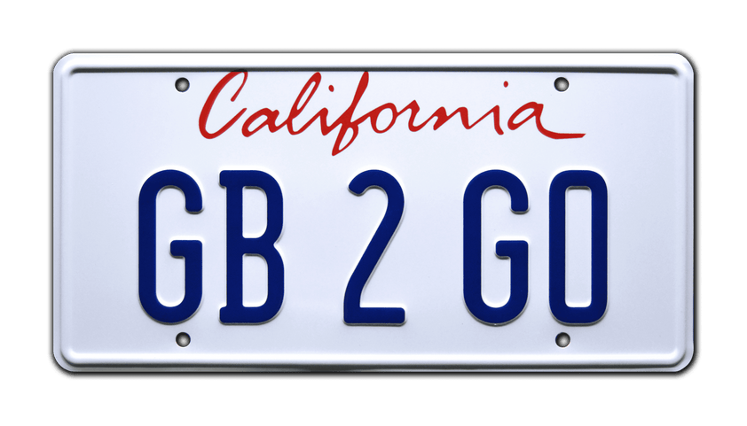Good Burger 2 | GB 2 GO | Metal Stamped Replica Prop License Plate ...