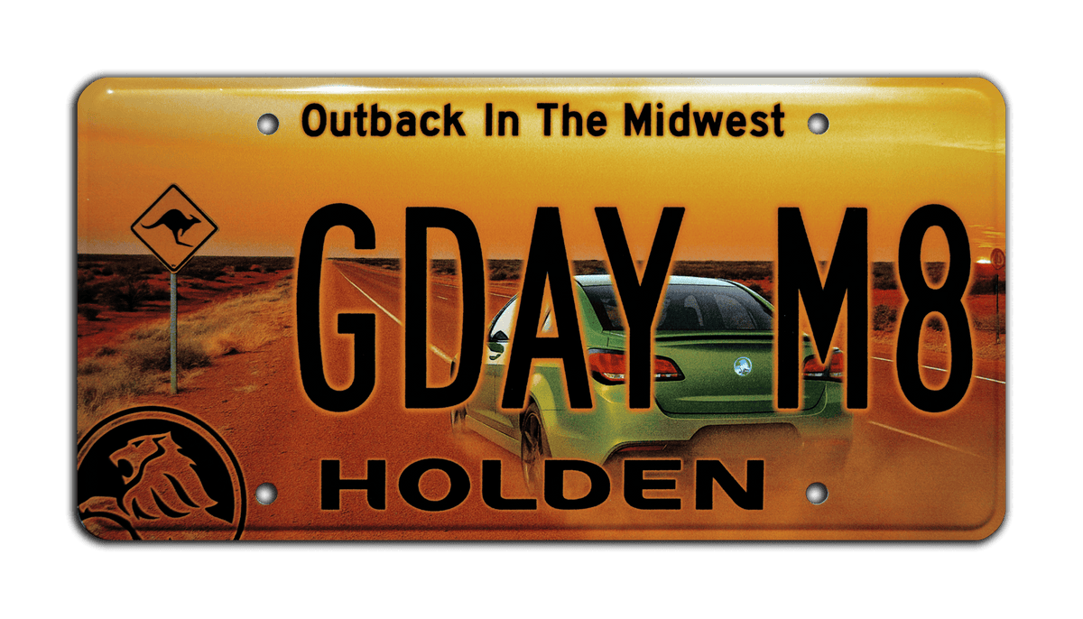Outback in the Midwest 2025 | GDAY M8 | Aluminum Vanity License Plate ...
