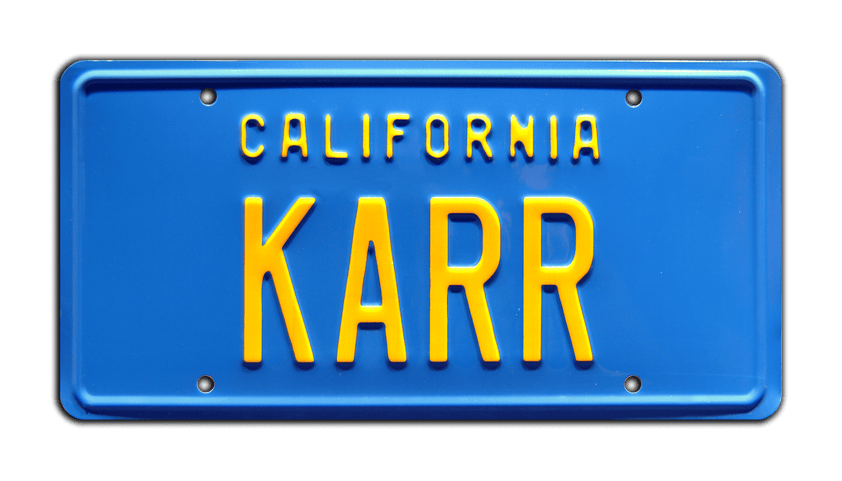 Knight Rider | KITT Trans Am | KNIGHT + KARR | Metal Stamped Replica ...