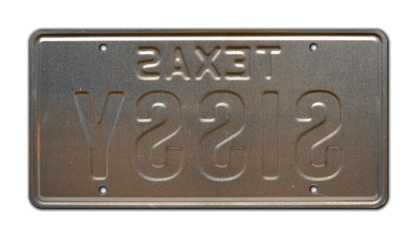 Urban Cowboy | Debra Winger | SISSY | Metal Stamped Replica License ...