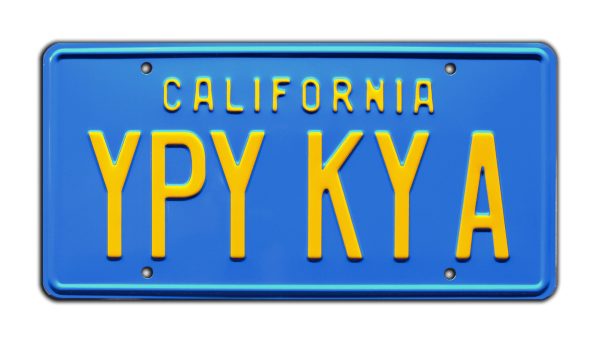 Die Hard | Yipee Ki Yay | Metal Stamped License Plate – Celebrity Machines