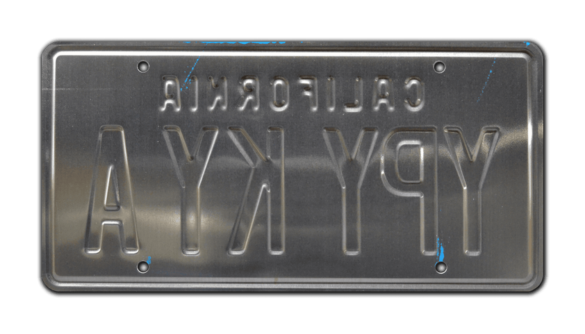 Die Hard | Yipee Ki Yay | Metal Stamped License Plate – Celebrity Machines